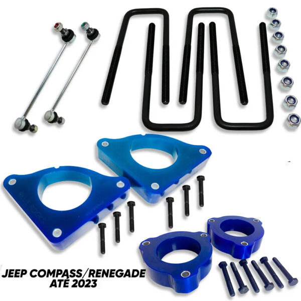 Kit Lift 1,5 Polegadas para Jeep Compass / Renegade até 2023 – Condução ...